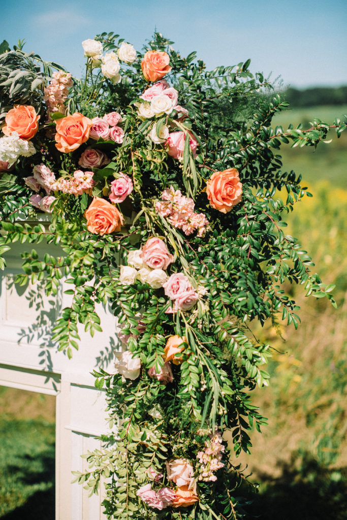 Pretty Pink Barn Wedding