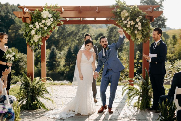 Ferns, Fun, Summer Party Wedding