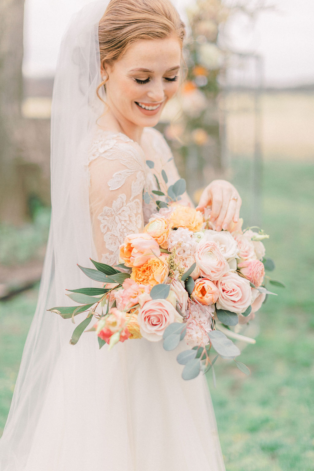 Charming Coral Spring Styled Shoot