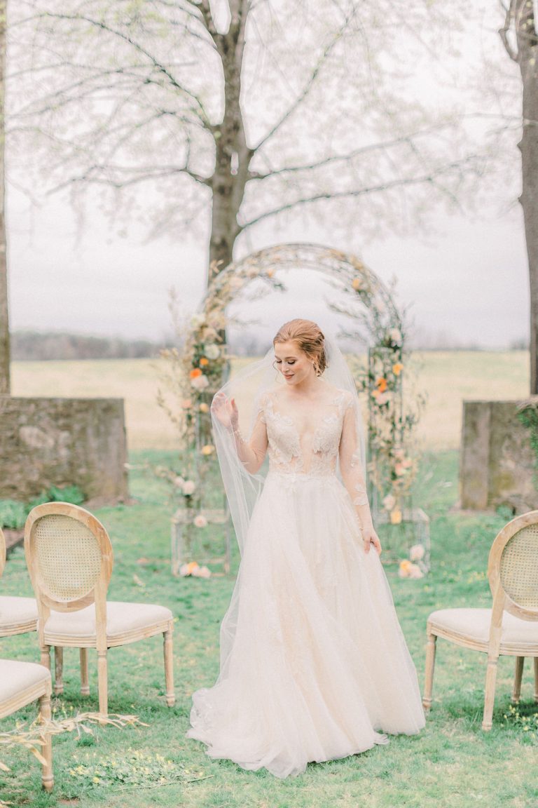 Charming Coral Spring Styled Shoot