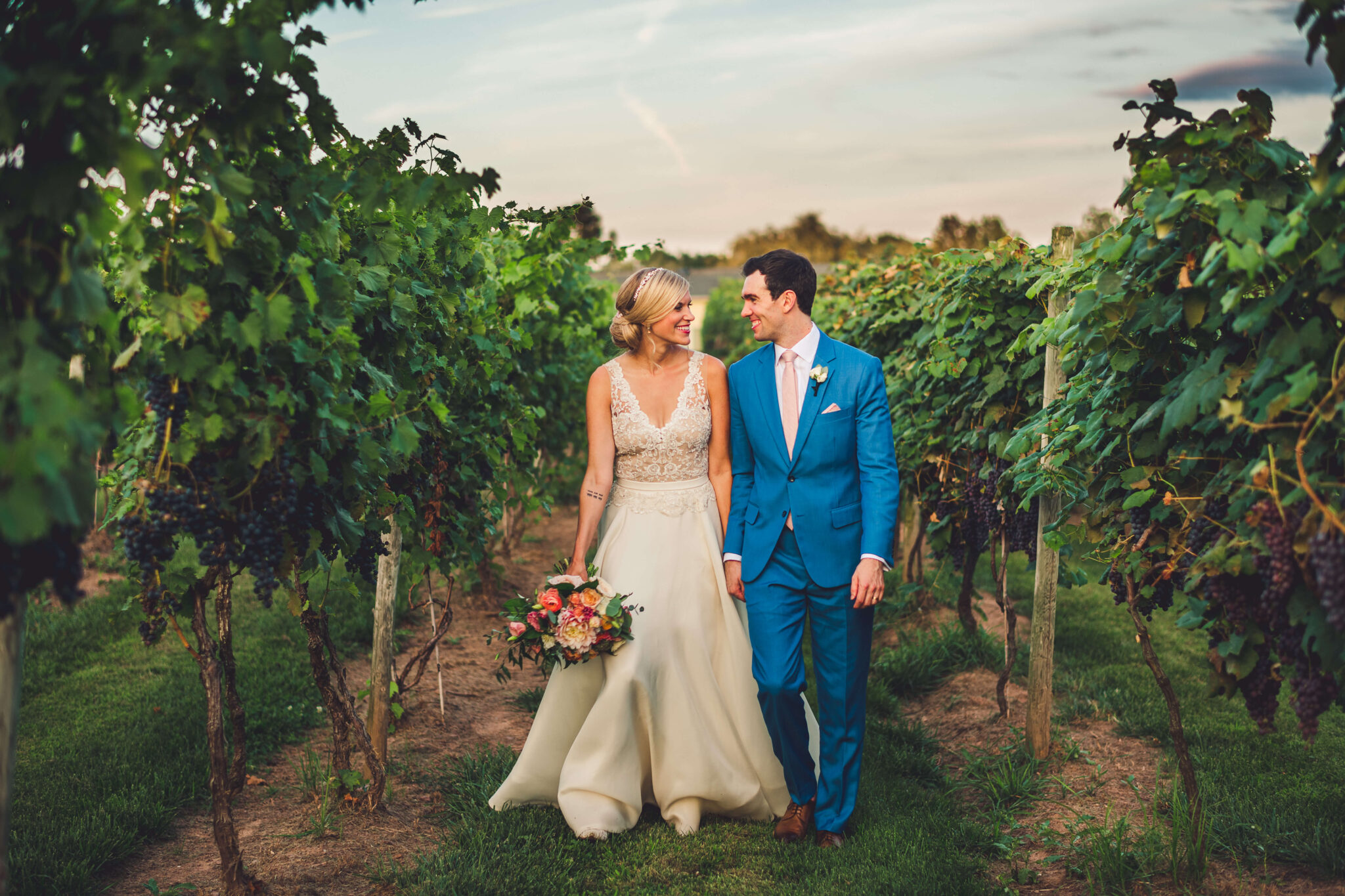 Perfect Pop of Color: Jennie and Timothy’s Energetic Summer Wedding