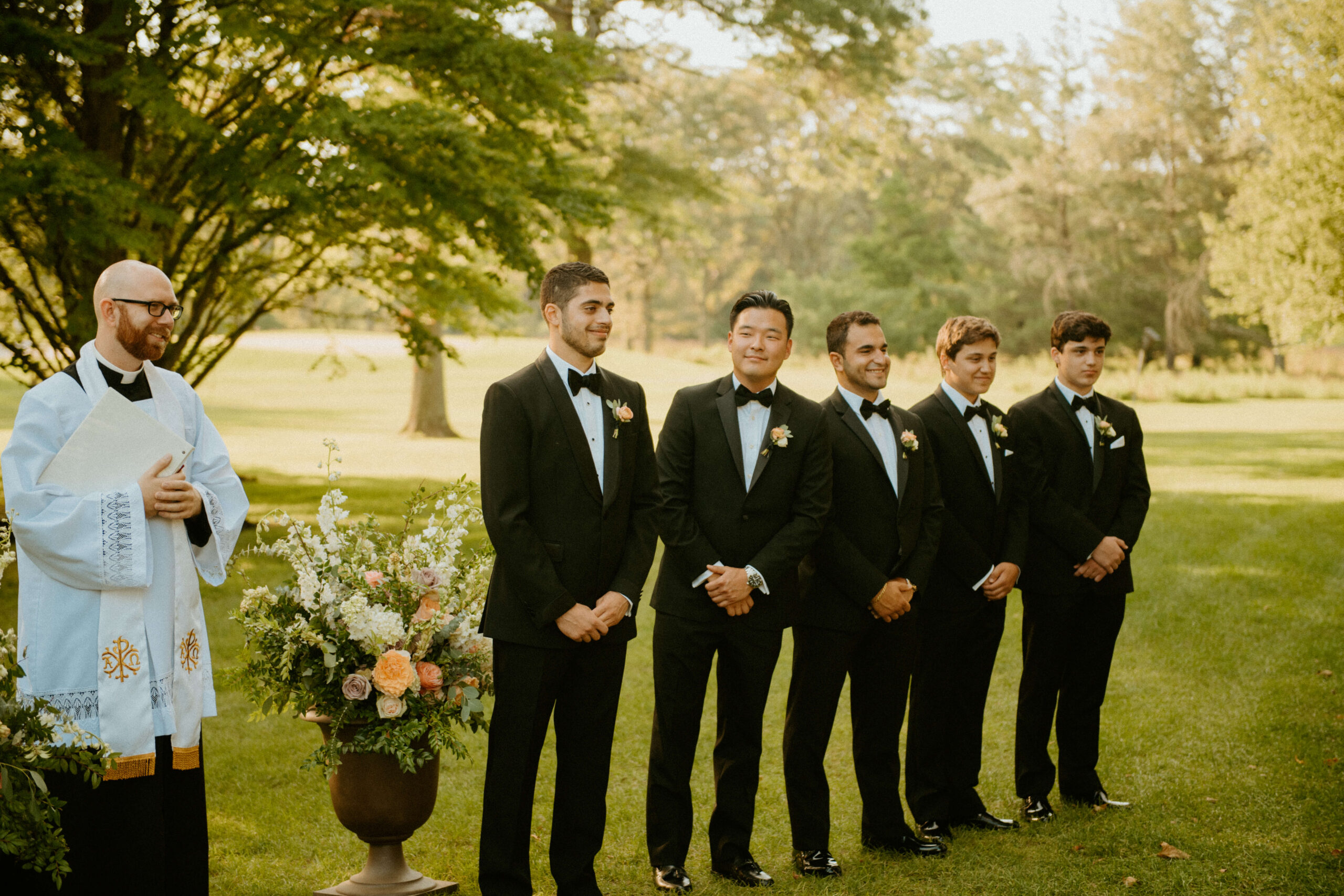 Garden Party Elegance: Liz and Matt’s Romantic August Wedding