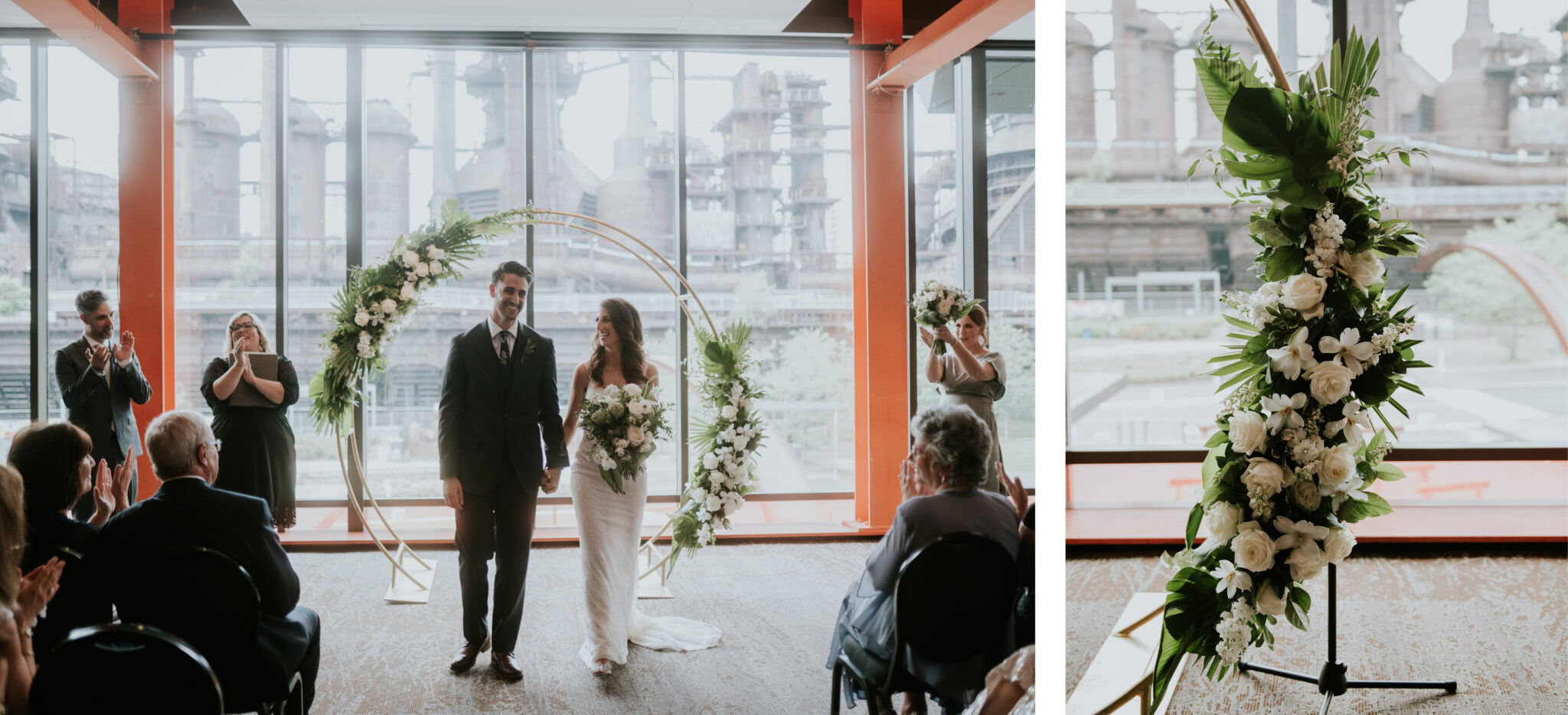Industrial Chic: SteelStacks Wedding