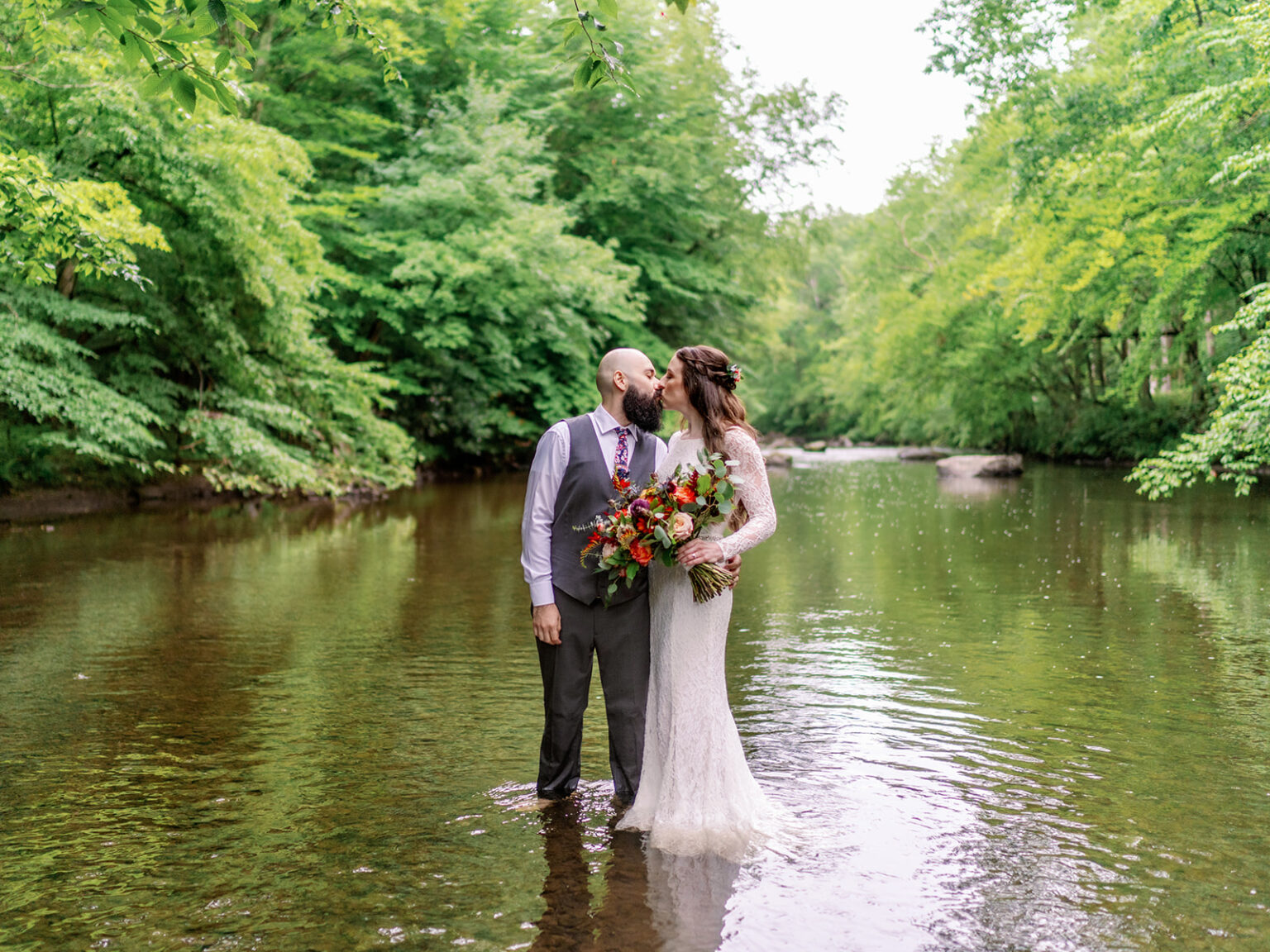Vibrant River Wedding