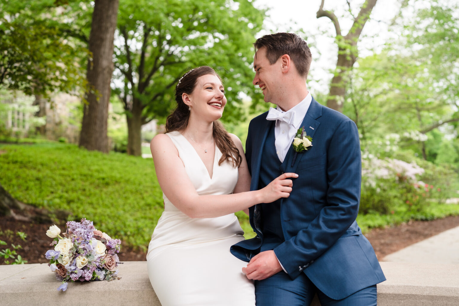 Lavender Day Dreams: Steph & Alex’s Wedding at The Sayre Mansion in ...