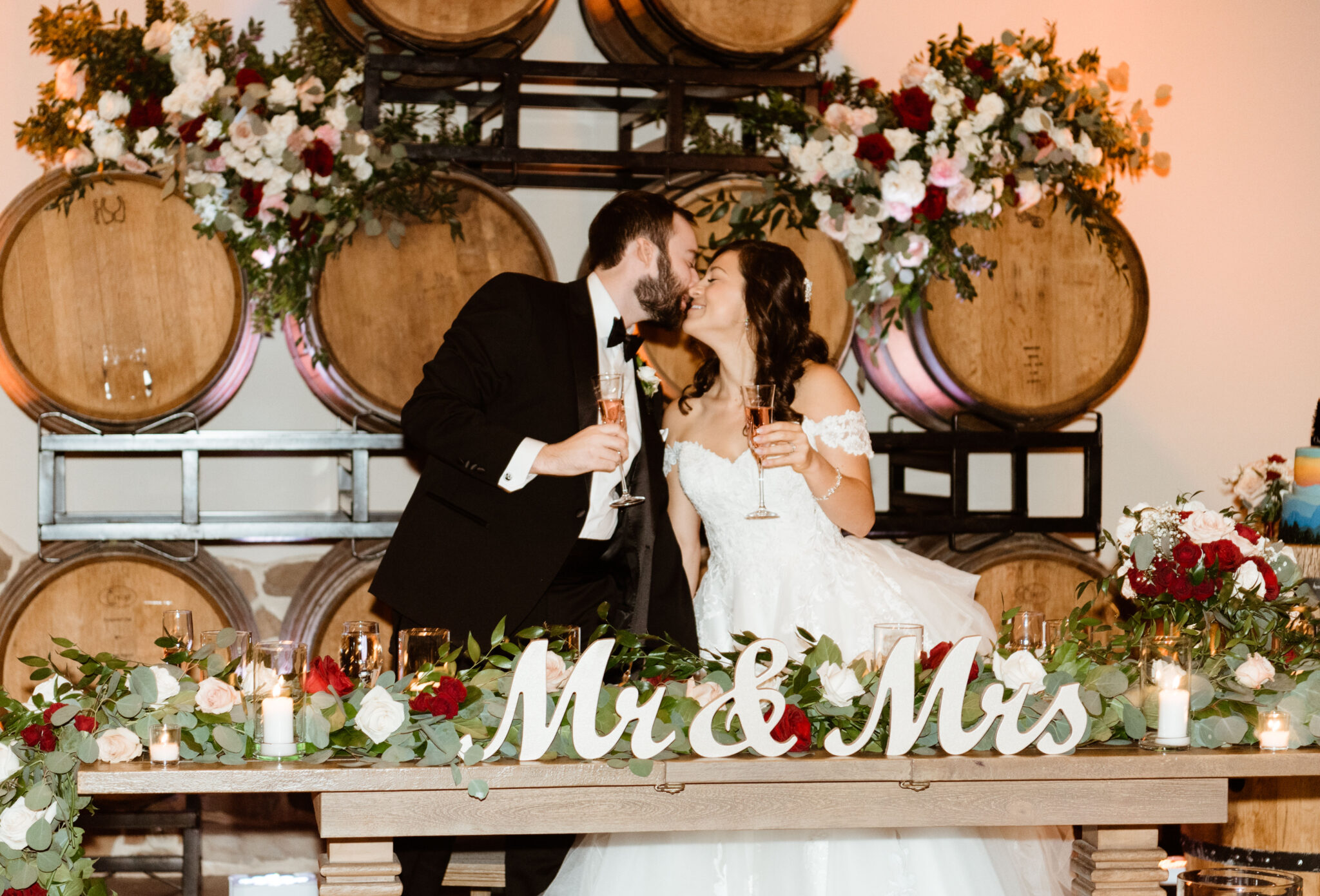 Red, Pink and Cream Valentine’s Day Inspiration for Your Special Day