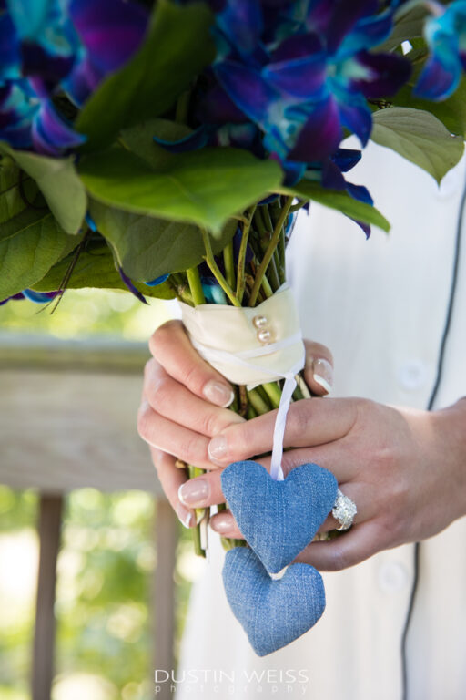 Extravagantly Beautiful Peacock Feathers and Blue Dendrob Orchid Wedding