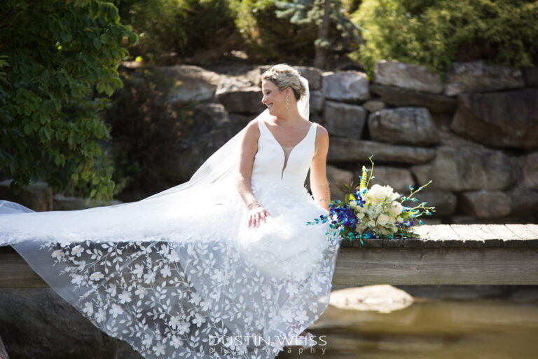 Extravagantly Beautiful Peacock Feathers and Blue Dendrob Orchid Wedding