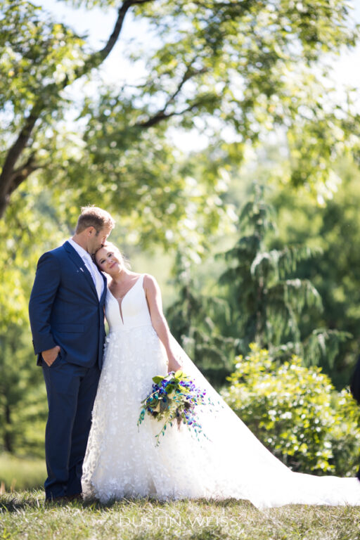 Extravagantly Beautiful Peacock Feathers and Blue Dendrob Orchid Wedding