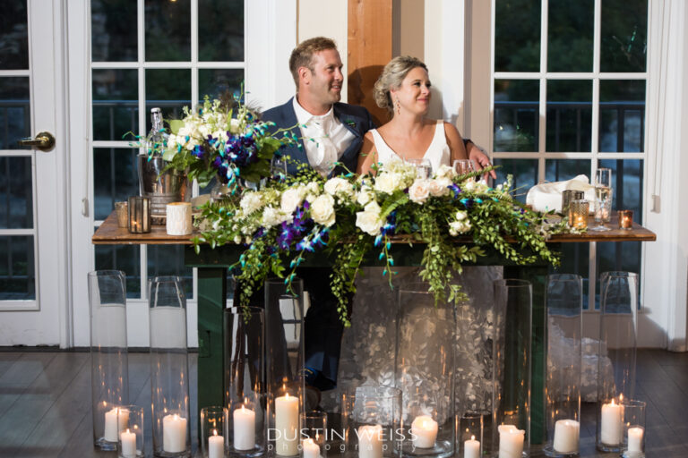 Extravagantly Beautiful Peacock Feathers and Blue Dendrob Orchid Wedding