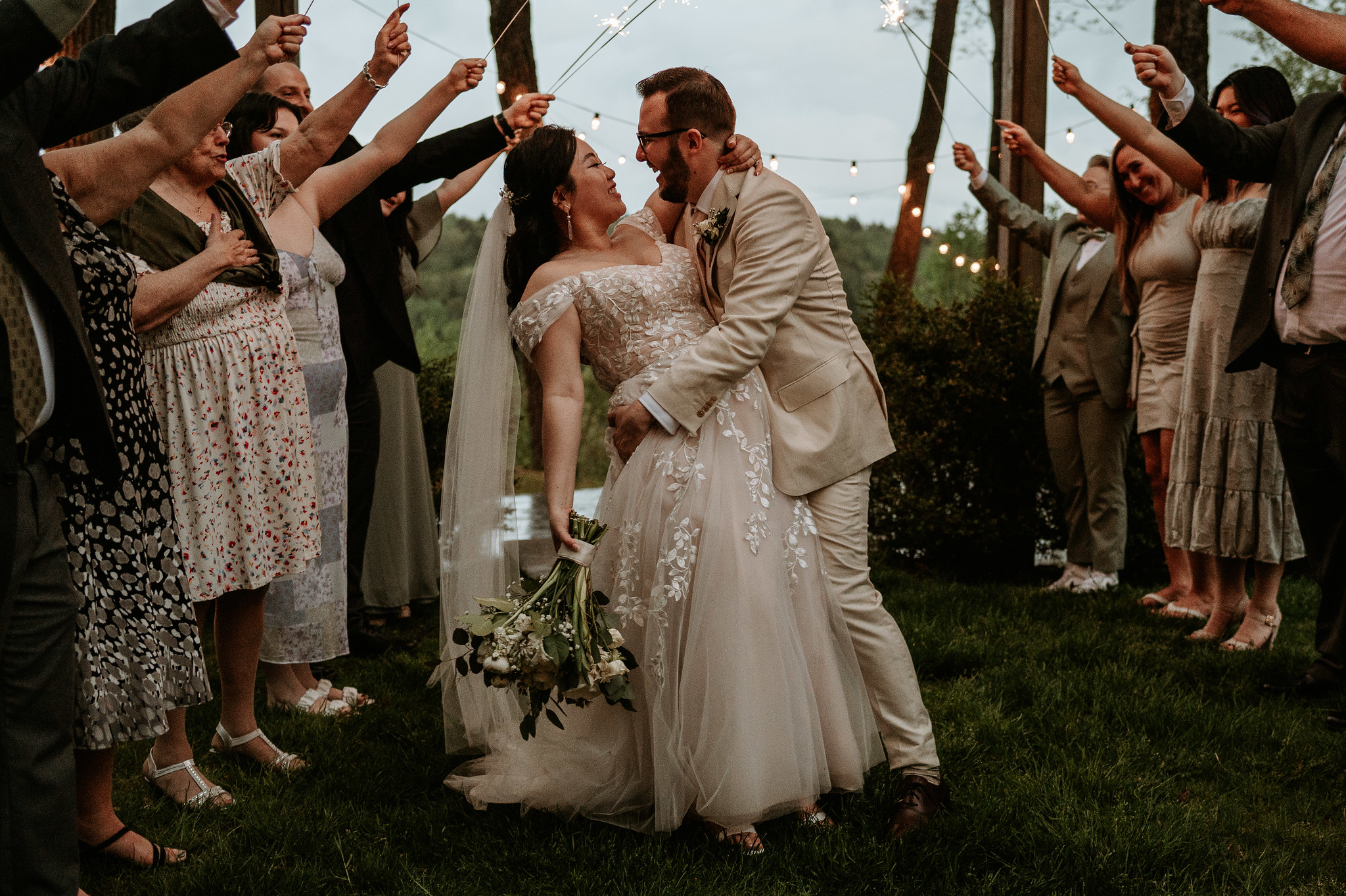 Ethereal, Natural Micro-Wedding in the Pocono Mountains