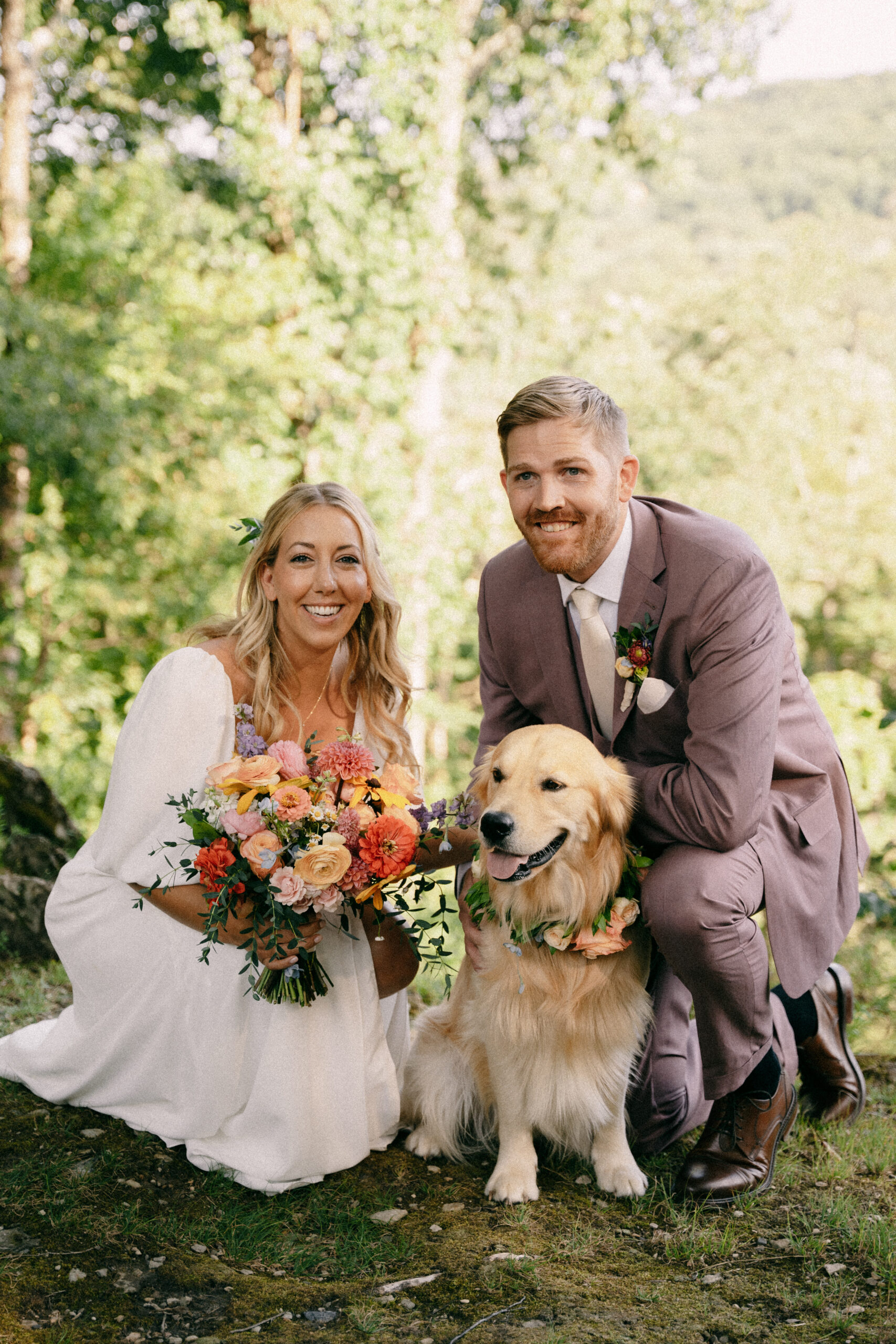 Microwedding with Early Fall Tones